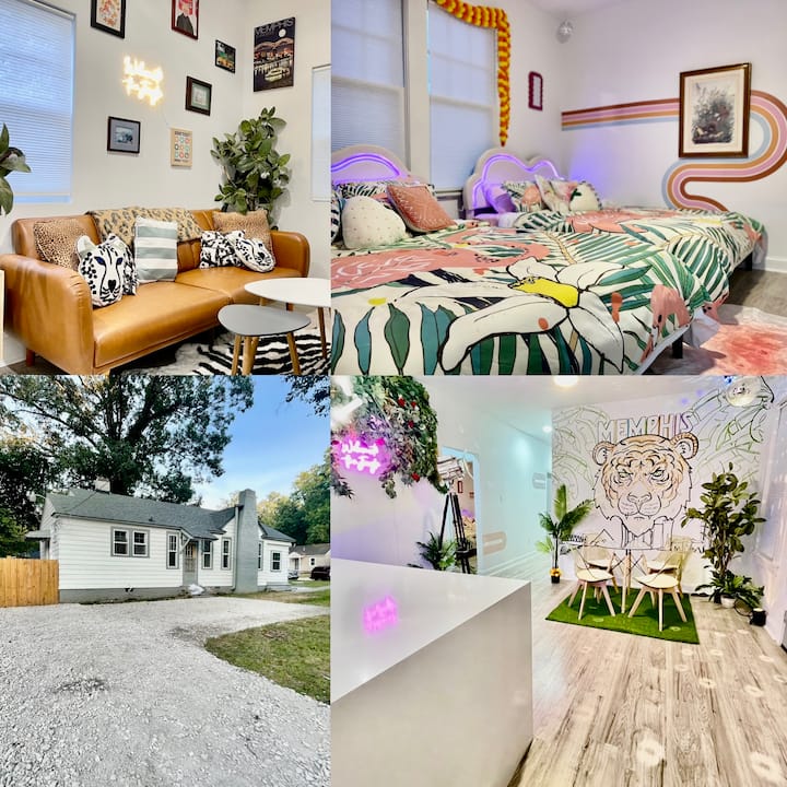Memphis Wild Thang-4 Bedroom Chic Getaway W/fence - Memphis