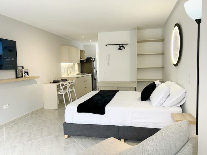 Apto Luna Nueva *Céntrico Cama Queen - Itagüí