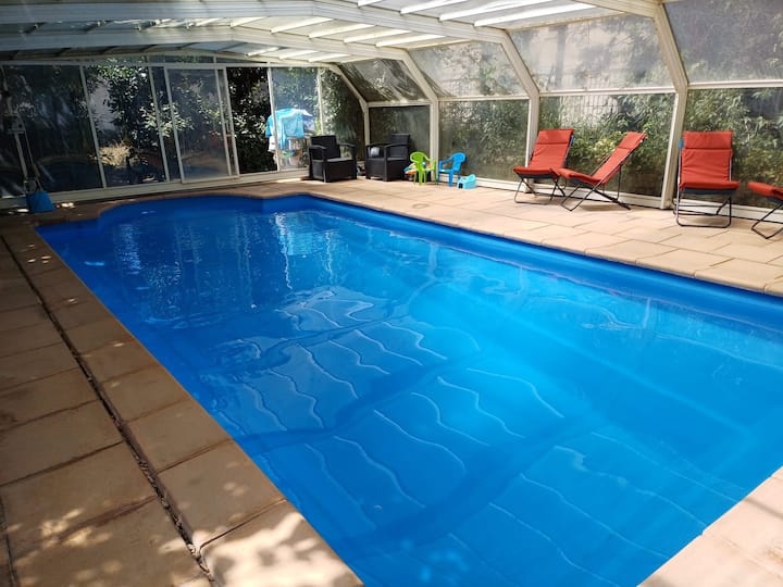 Maison Pour 6 Avec Jardin Et Piscine Couverte - Fontvieille