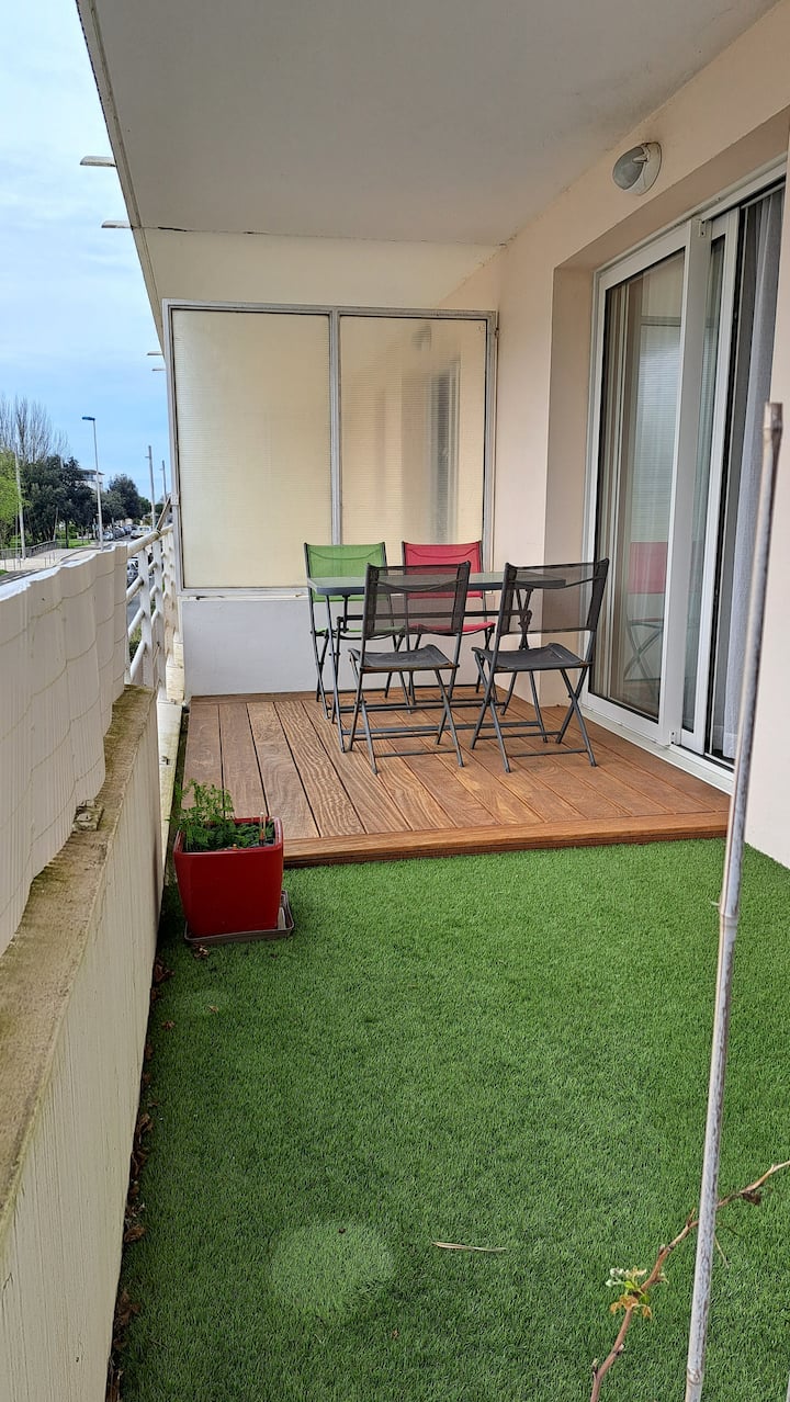 Appartement T2 Avec Piscine/minimes - La Rochelle
