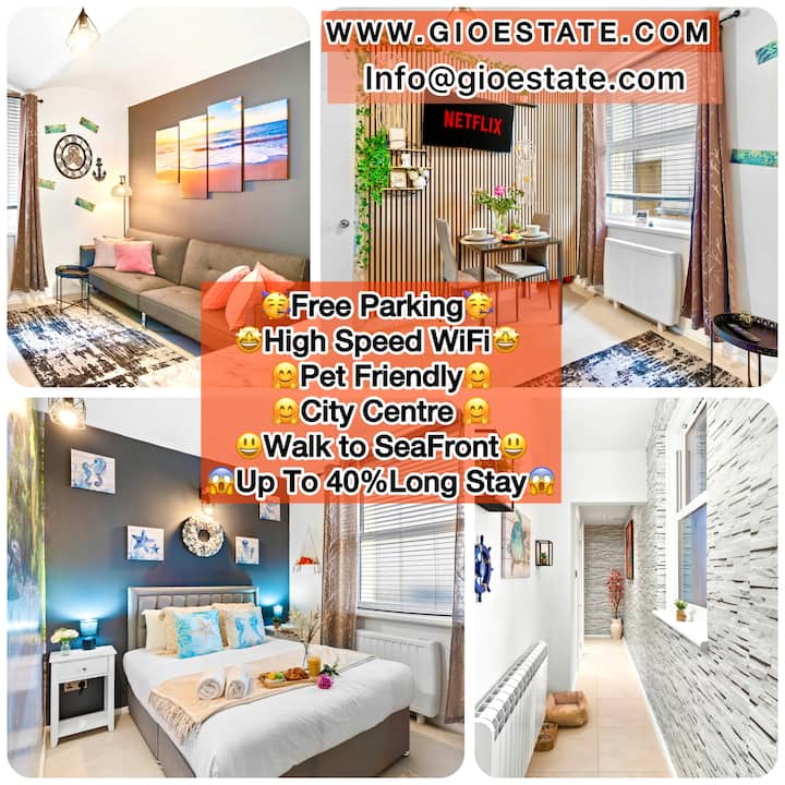 Central Brighton Stay Free Parking & Close Tobeach - Brighton