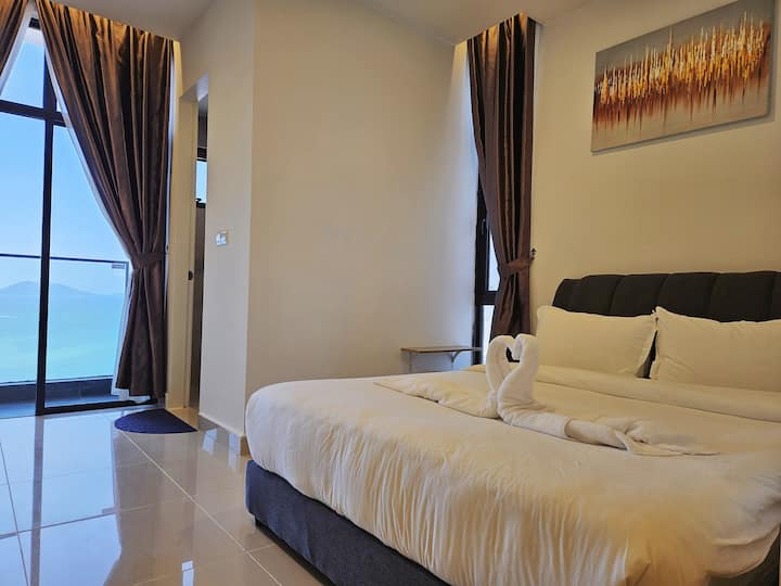 #8 New Summer Seaview Suites @ City Centre - Kota Kinabalu