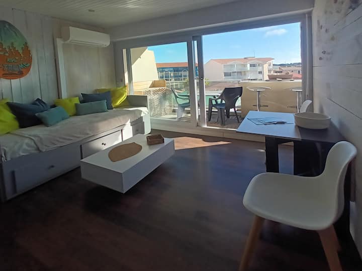 Studio Climatisé Résid Front De Mer Lacanau Océan - Lacanau