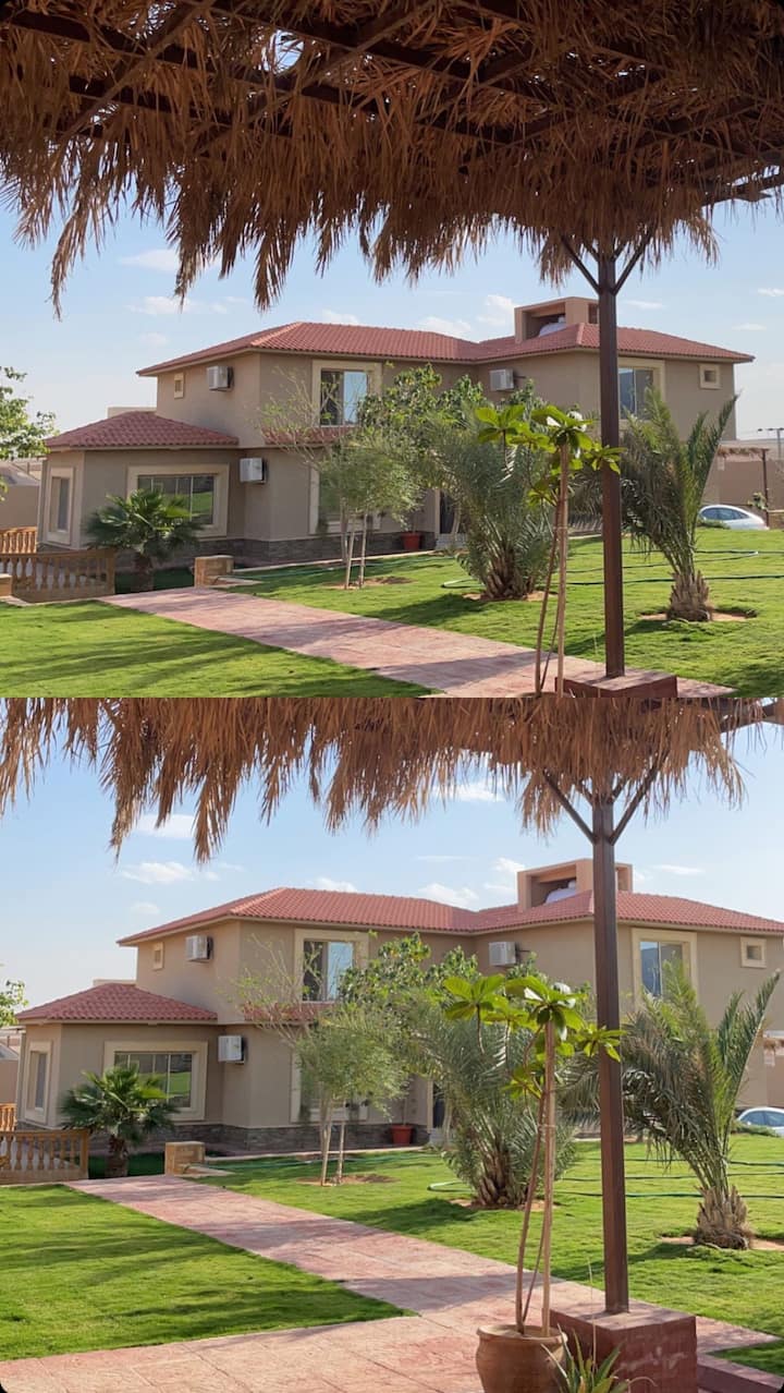 استراحة ريفيه بمسبح داخلي جميل - Riyad