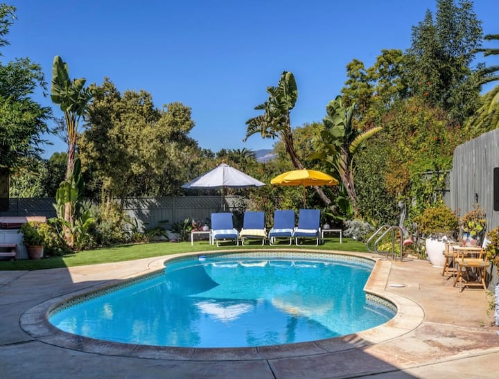 Peaceful Home With Private Pool Near Beaches - サンタ・バーバラ, CA