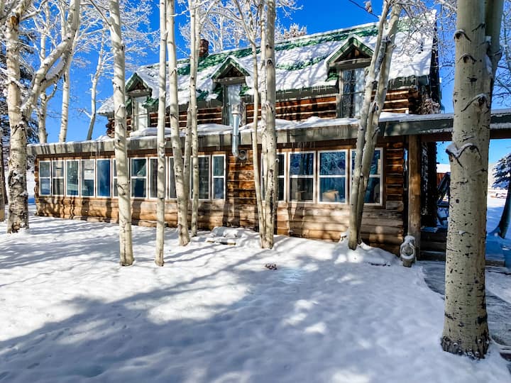 Authentic Log House With Fish Pond - Basalt, CO