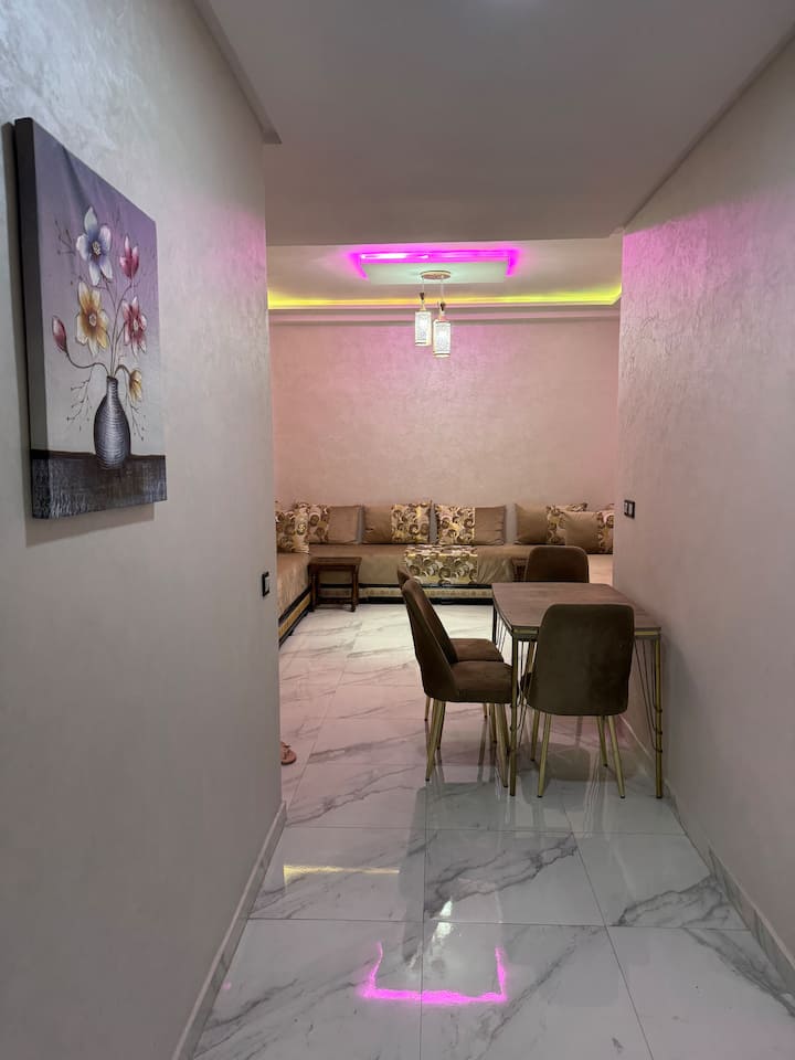 Appartement Chic Et Confortable Climatisé - Fès