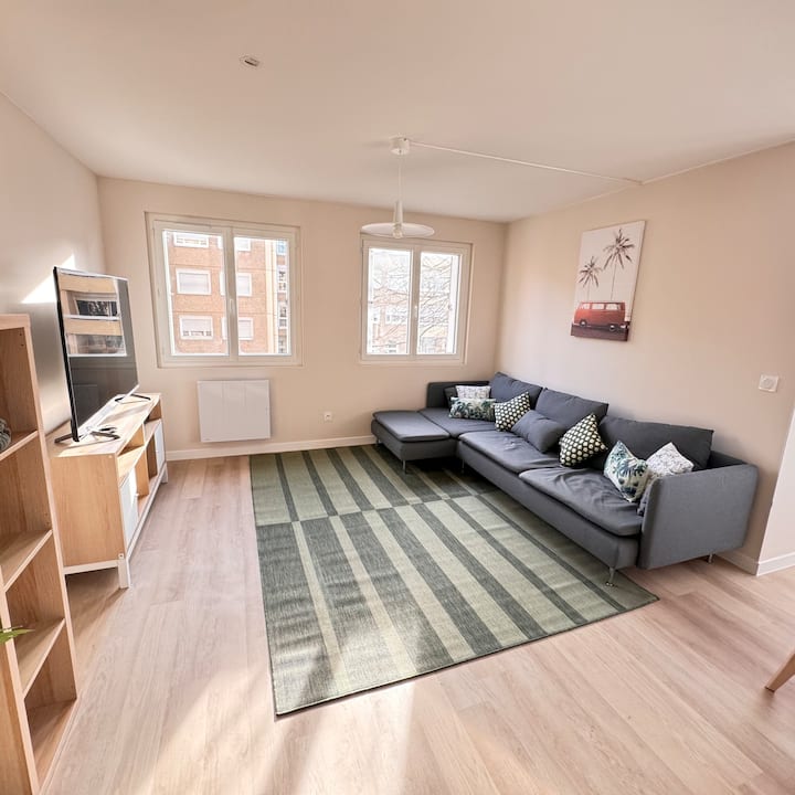 Grand Appartement Apaisant - Bourgoin-Jallieu