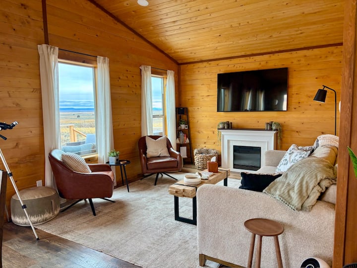 Oregon Outback Cabin-sauna-lake-exploring-relaxing - Summer Lake, OR