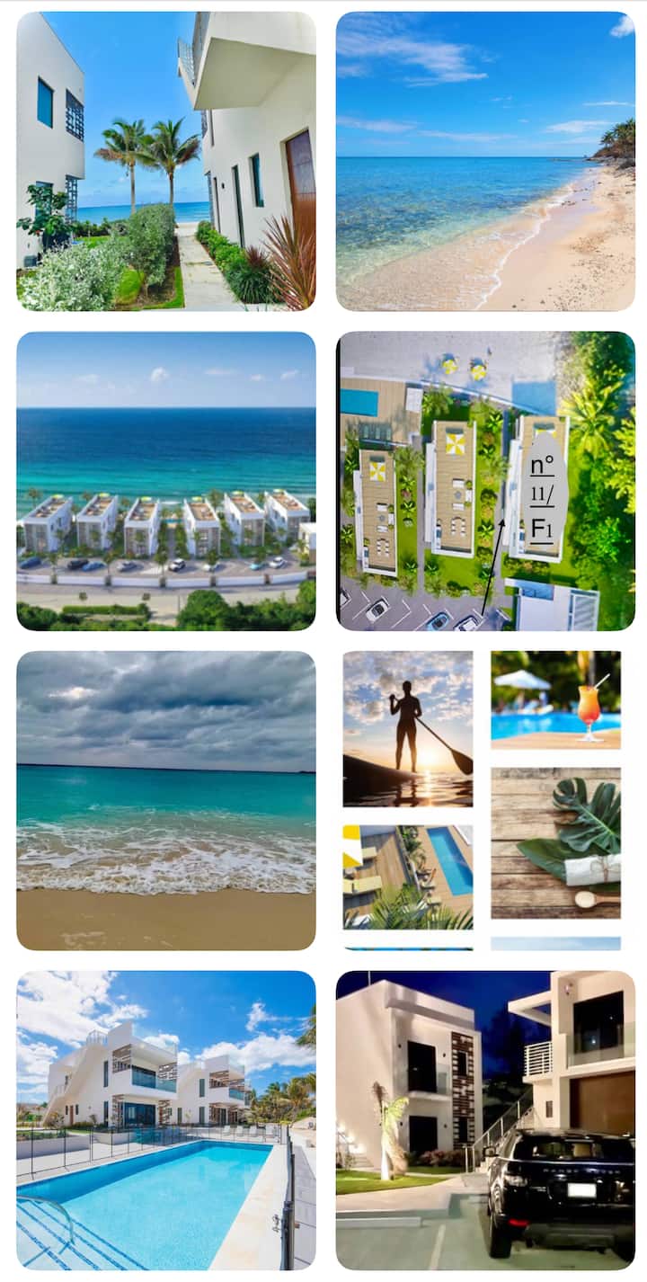 Oceanfront Prestige Residency2b2bpool Beach Garden - Cayman Islands