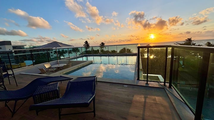 Seu Refúgio Moderno. Alexa + Enxoval. 50m Praia - Praia dos Carneiros