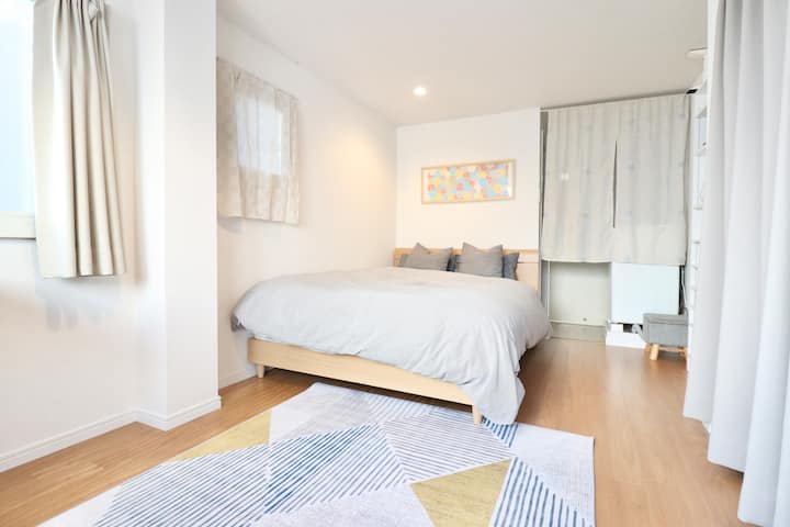 【202】近新宿/池袋圈， 6分钟步行到车站，全新1-4人居21平米一室一厅，独立厨房卫浴。 - Shinjuku City