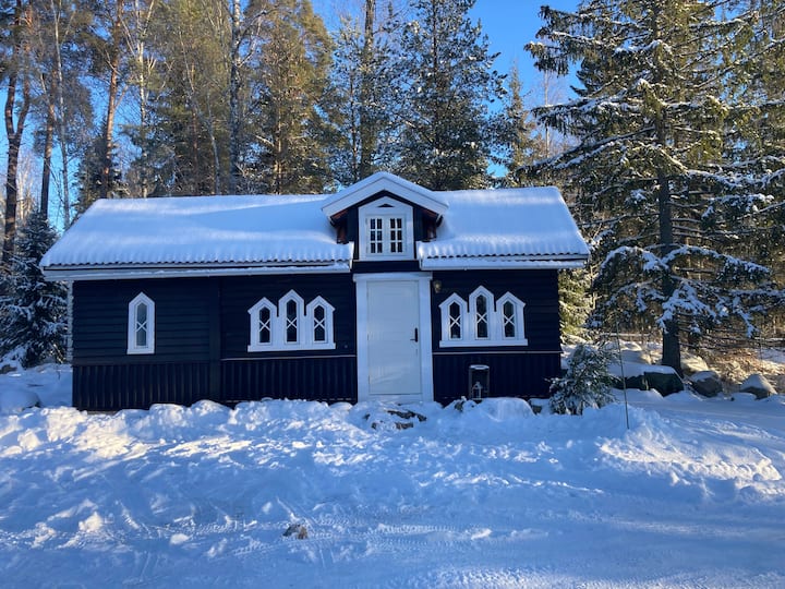 En Mysig Stuga Med Egen Strand Och Vedeldad Bastu - Örebro län