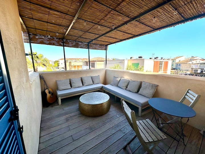 Maison De Charme, Toit Terrasse, Au Cœur Du Centre - Sanary-sur-Mer