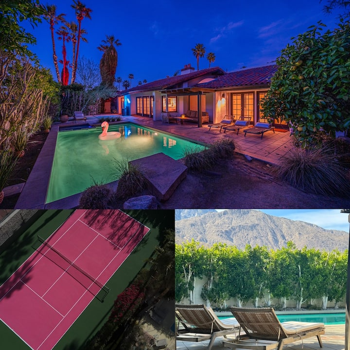 Tennis Court, Private Pool & Spa- Villa Oasis - Palm Springs