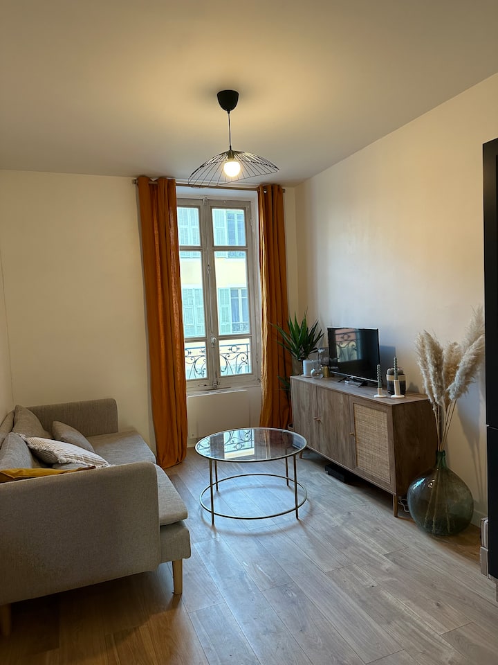 Cosy Nice Appartement - Plage de la Réserve - Nice