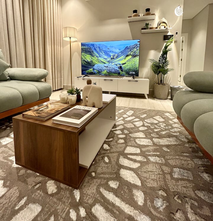 Alpha Apartments D - شقه فاخرة من غرفتين نوم - Riyad
