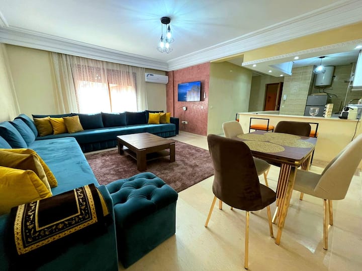 Appart De Luxe à Guéliz(wifi,parking,clim) - Marrakesh