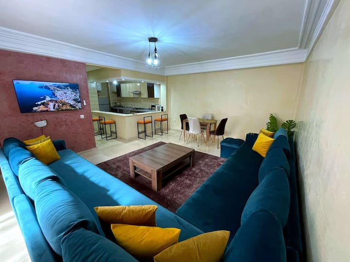 Appart De Luxe à Guéliz(wifi,parking,clim) - Marrakech