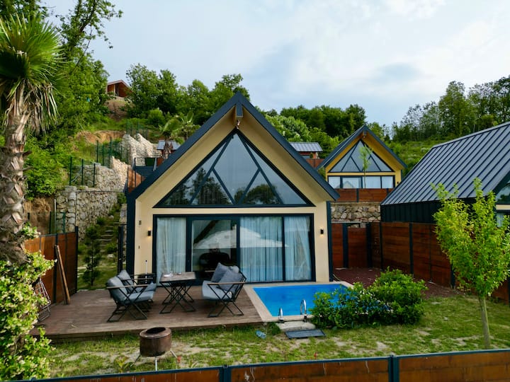 1007 Snail House Sıcak Havuzlu 2+1 Ev - Sapanca