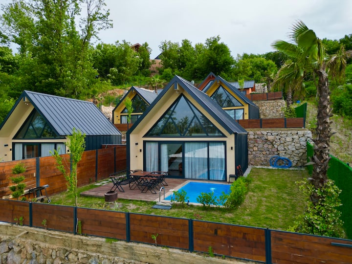 1008 Snail House Sıcak Havuzlu 2+1 Ev - Sapanca