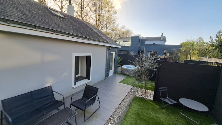 Le Gasnier - Spa Extérieur Près De Terrabotanica - Angers