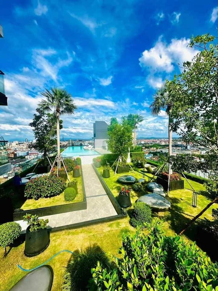 23.4.27/新房精装新房/拎包入住/可以做饭/距海边和步行街很近 - Pattaya City