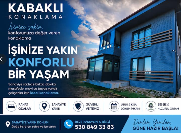 Kabaklı Turizm Amaçlı Kiralık Konut - Altıeylül