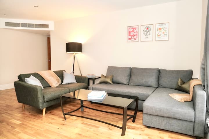 Spacious High-rise Riverfront Apartment - Central London