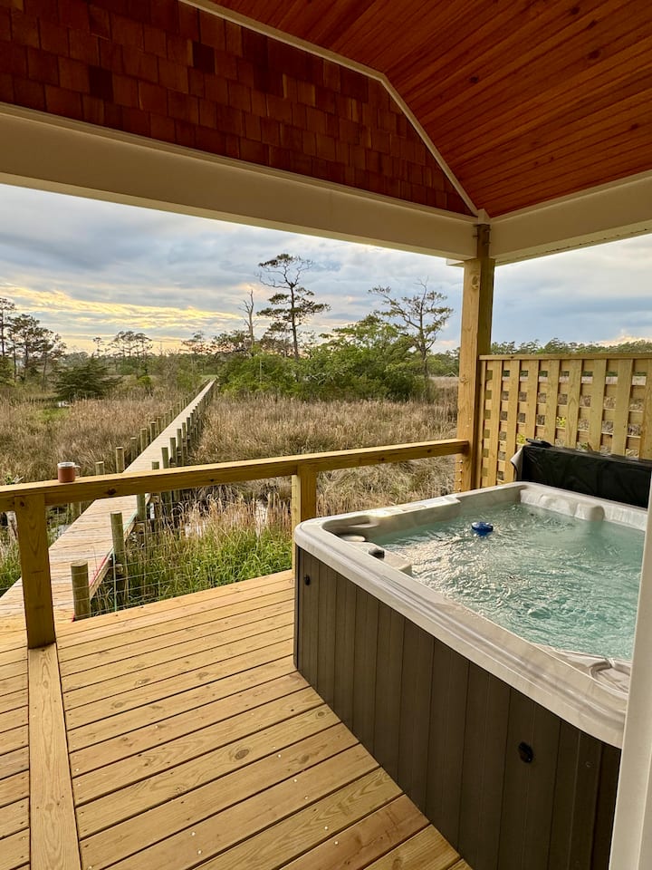 New/2bd/dock/sunsets/spa/kayaks/bikes - Kitty Hawk, NC