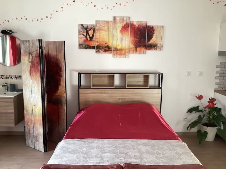 Egly – Proche Paris & Orly - Studio Terrasse Ambre - Breuillet