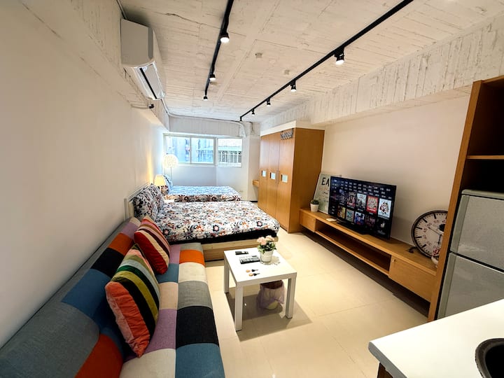 北歐5人房 Cozyapt  30secsximenmrt 西門町 Wifi Egg+dryer - Taipei