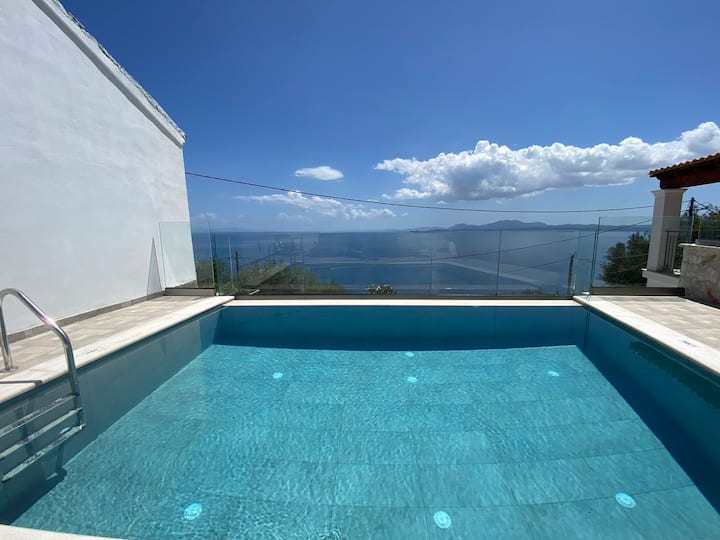 Andromachi Panoramic Sea View House - Ksamil