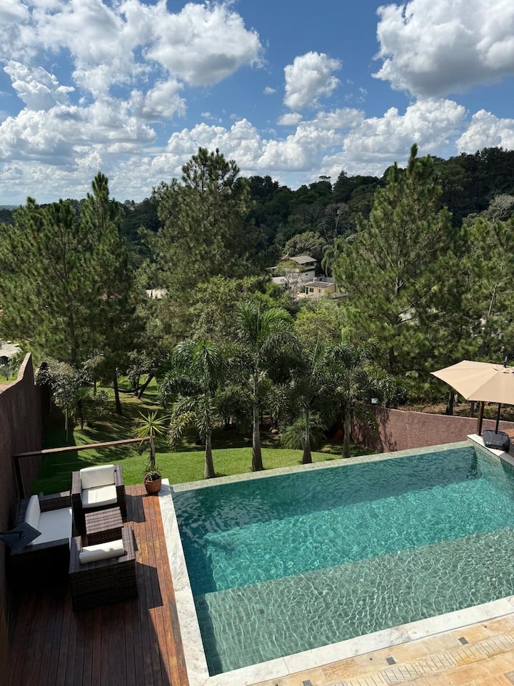 Casa- Piscina Aquecida - Interior Sp 50 Min/ Wi-fi - Brasil