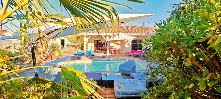 Villa 9 Personnes Avec Piscine Proche Plages - Soulac-sur-Mer