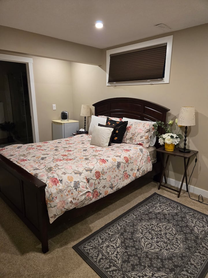 Private Basement/ Queen Size Bed - Calgary
