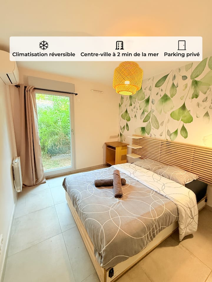 T2 Avec Parking Climatisation Proche Mer Classé 3* - Saint-Clair