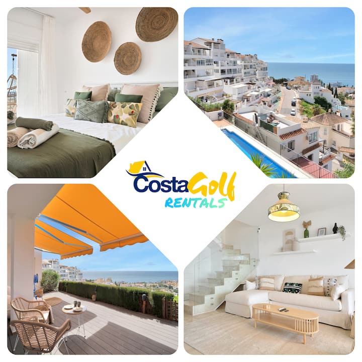 Duplex Con Terraza Y Vistas Al Mar En Mijas - Calahonda