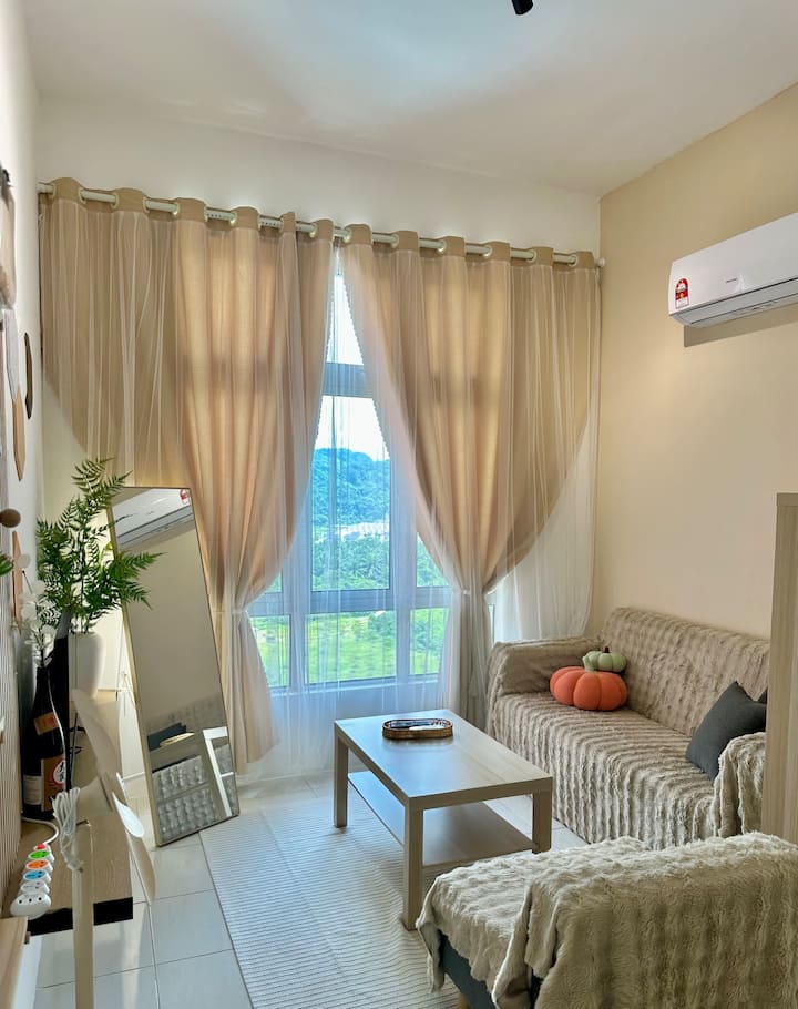 5g Wi-fi Ipoh Town  4 Guest 2b2r C-15-11 (Tv-box) - Ipoh