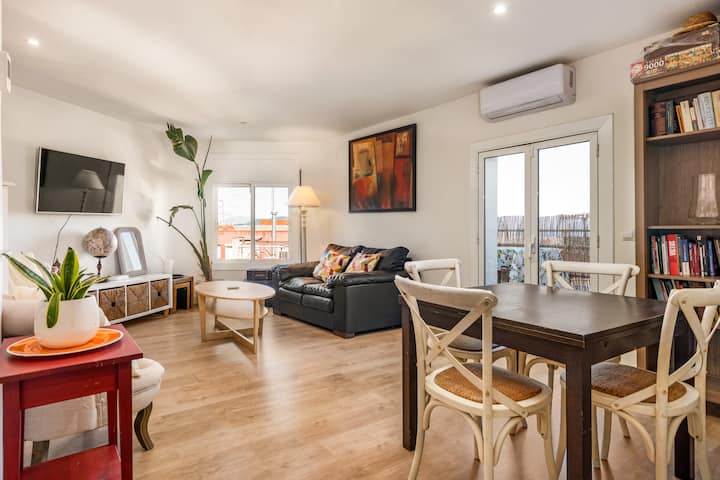 55m² Monthly Base W/ Terrace + Ac - Sant Adrià de Besòs