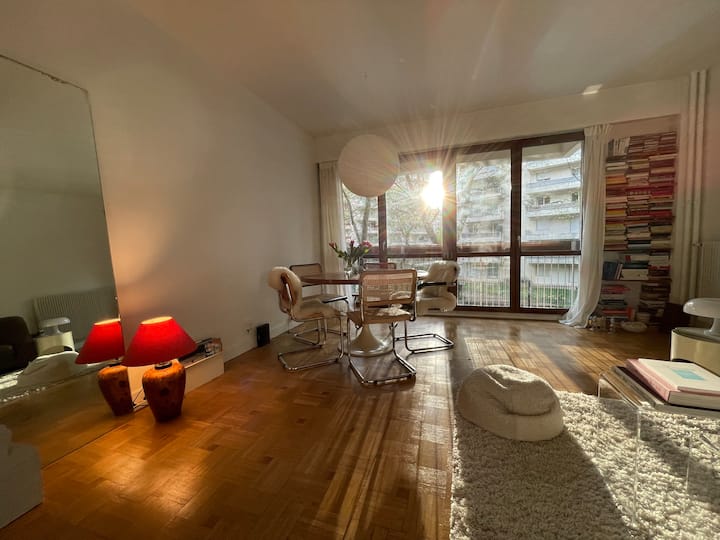 Big Luminous Design Apartment Buttes Chaumont - Paris
