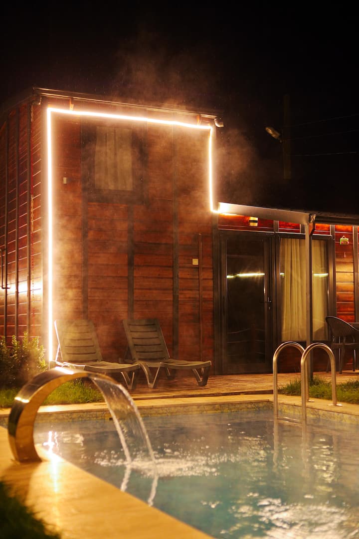 Yıldız Vıllage Kartepe Isıtmalı Havuzlu Ağaç Ev 2 - Kartepe