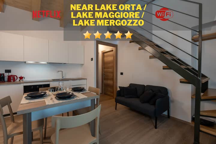 [Lake Orta And Maggiore] Parking And Bikes Free - Mergozzo