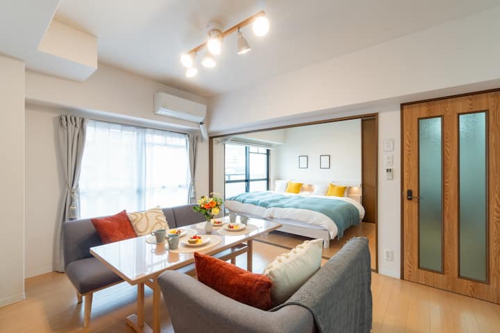 【まるで自宅。角部屋】無料駐車場1台/家族向け最大5名！55㎡/小倉駅車7分/高速道路入口3分 - Kitakyushu