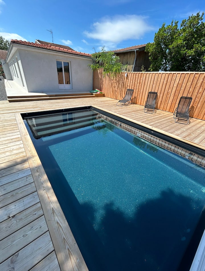 Villa Wifi Piscine Chauffée Bassin D’arcachon - Bassin d'Arcachon