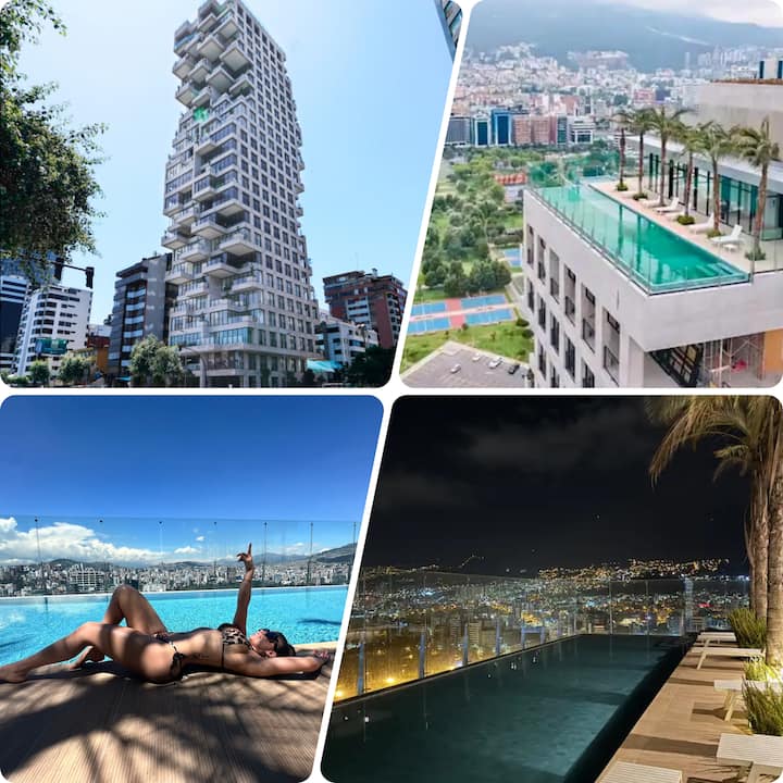 Estudio De Lujo Qorner | Piscina | Sauna | Gym - Quito
