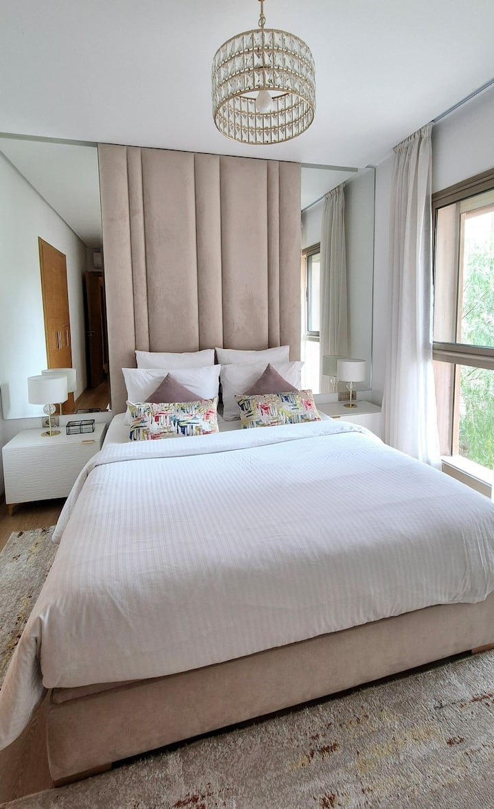 Bel Appartement 3ch, Résidence Sécurisée, Piscine - Marrakesh