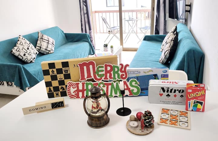 [Christmas Offer -70% Off] 1br / Sleep 5 / Balcony - Ayia Napa