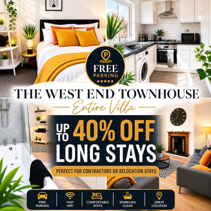 40% Off | Free Wifi | Free Parking | Contractors - Leicestershire