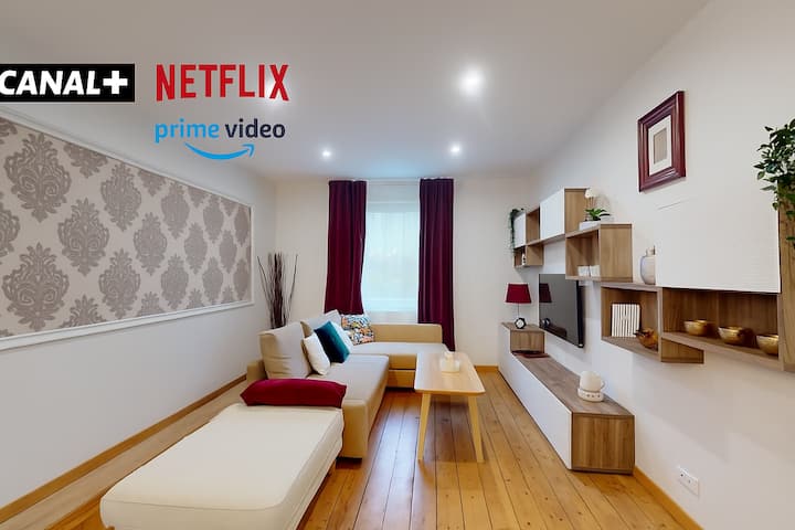 Appartement Avec Balnéo, Terrasse, Parking Privé - Strasbourg